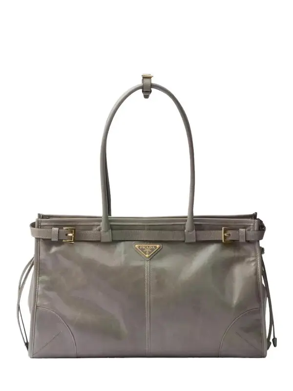 Prada Large Bonnie Tote Bag - Grey