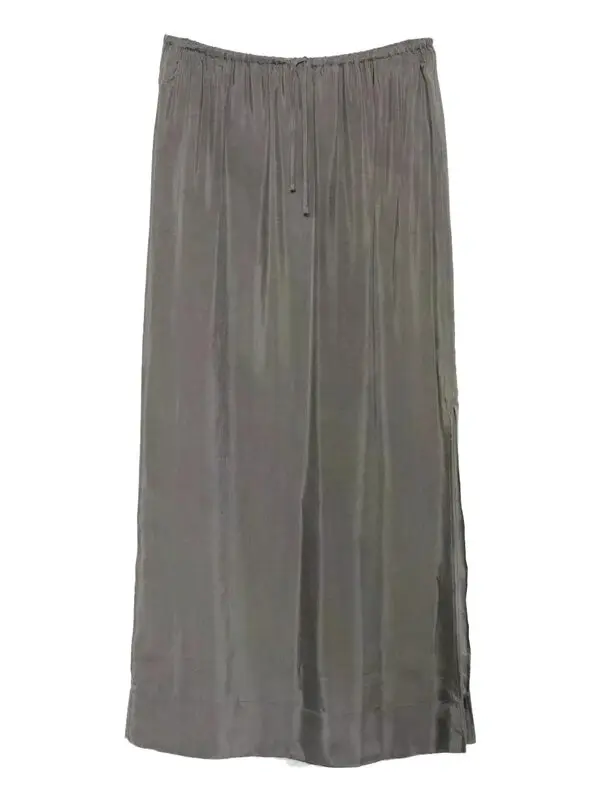 Erika Cavallini Cupro Maxi Skirt - Grey