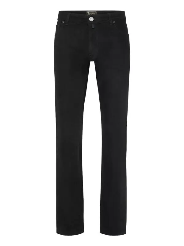 BILLIONAIRE Five-pocket Straight-leg Jeans - Black