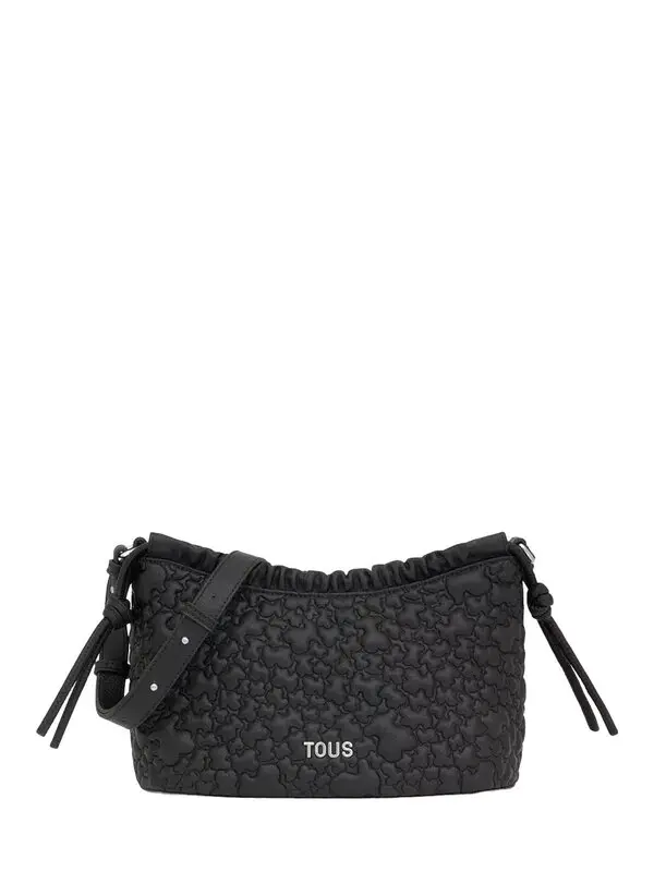 TOUS Bear-embossed Cross Body Bag - Black