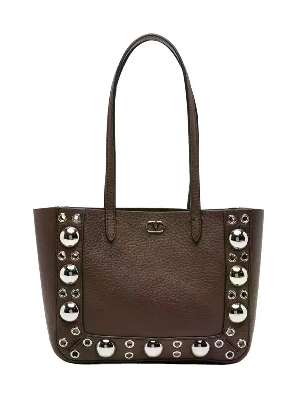 Valentino Garavani Mini Nellcôte Tote - Brown