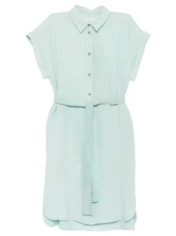 Marc O'polo Belted Shirt Dress - Green