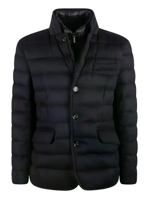 MOORER Quilted Jacket - Black