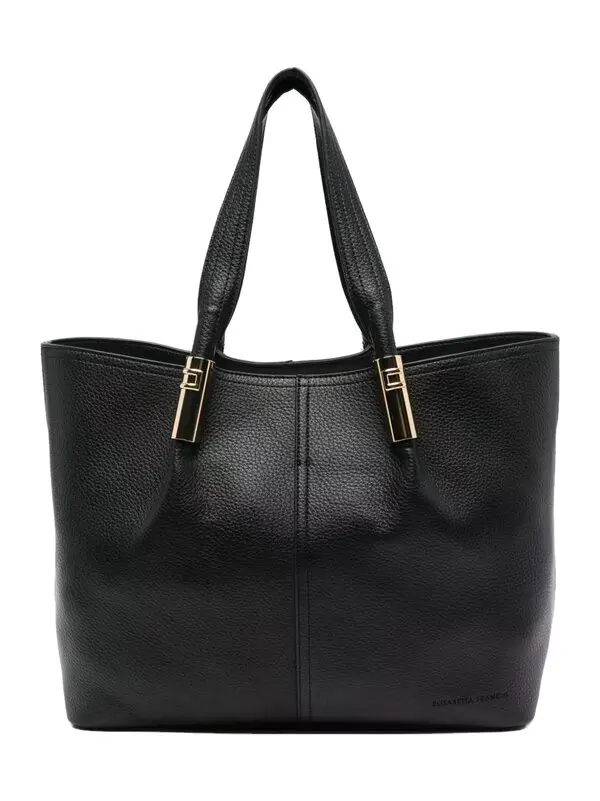 Elisabetta Franchi Clasp-detail Tote Bag - Black