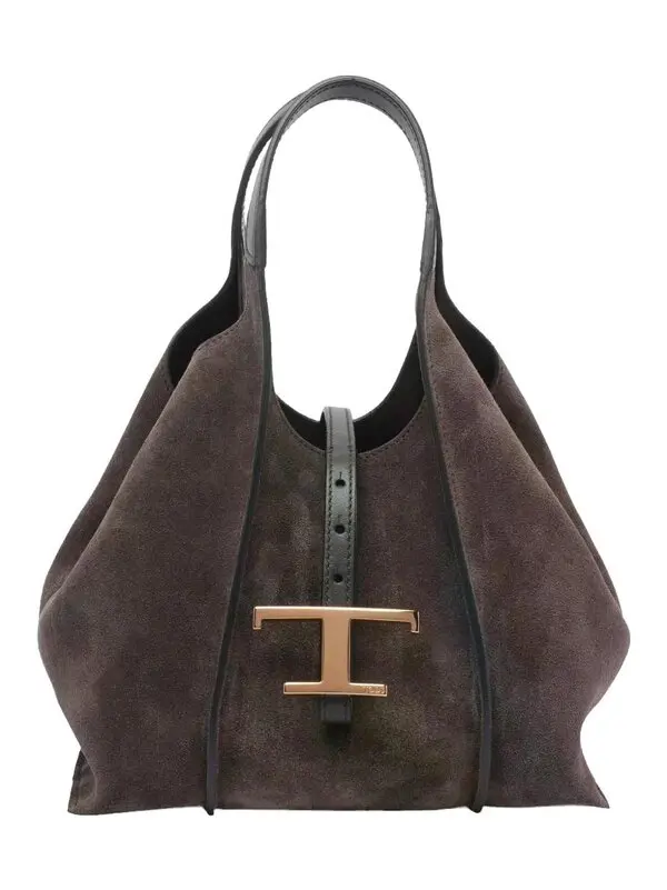 TOD'S Timeless T-buckle Shoulder Bag - Brown