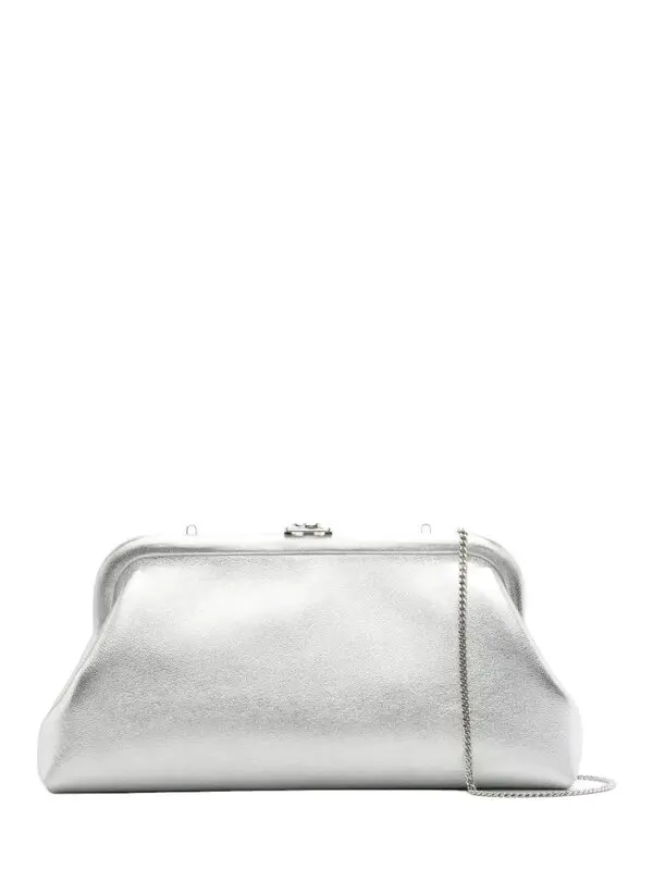 JIMMY CHOO Leather Shoulder Bag - Grey