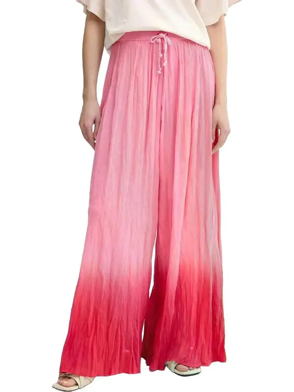 Pinko Ombre Wide Leg Trousers - Pink