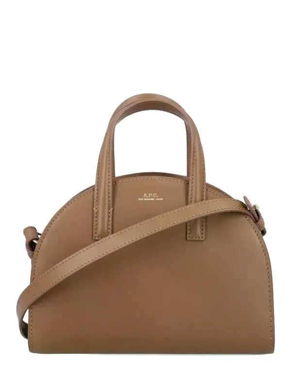A.p.c. Small Demilune Tote Bag - Brown