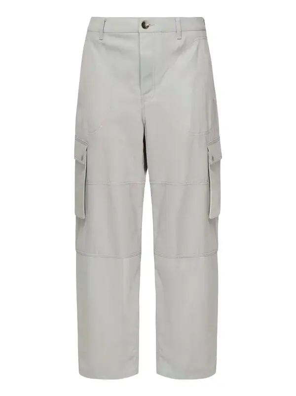 Loewe Cargo-pockets Straight-leg Trousers - Grey