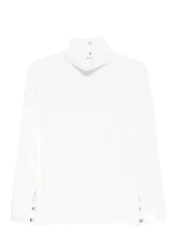 Erika Cavallini High-neck Blouse - White