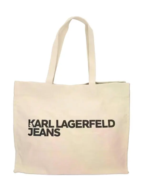 Karl Lagerfeld Logo-print Tote Bag - Neutrals