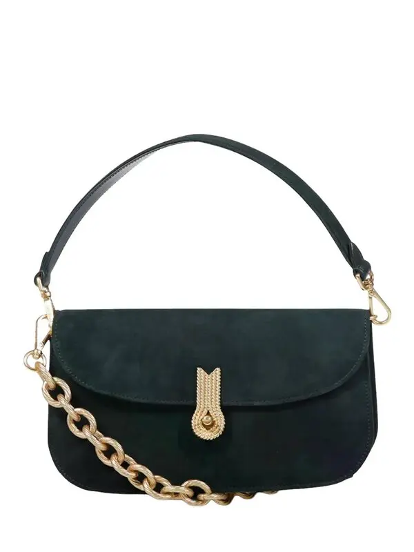 AMATO DANIELE Cacciatora Suede Tote - Green