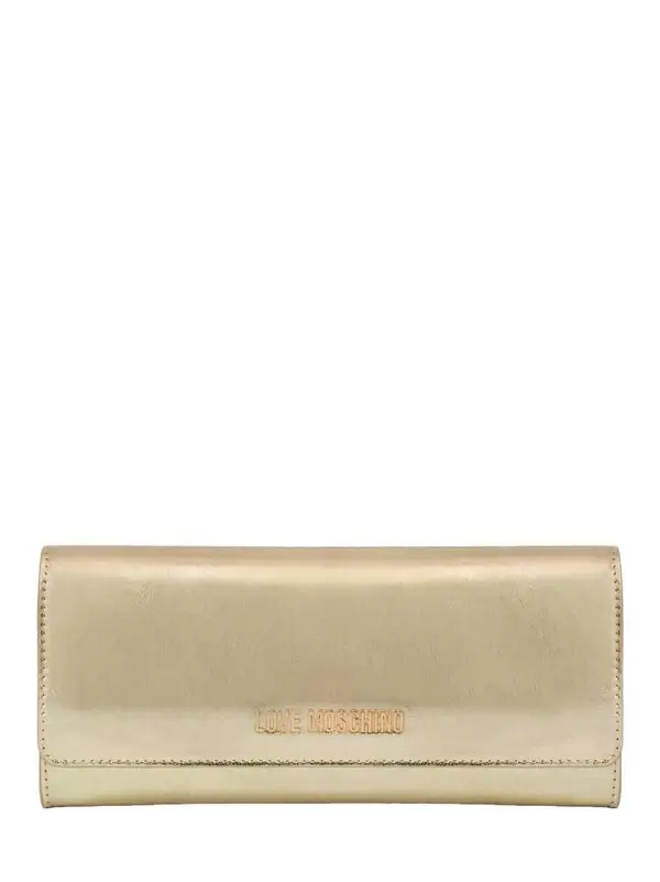 Moschino Metallic Rectangular Chain Bag - Yellow