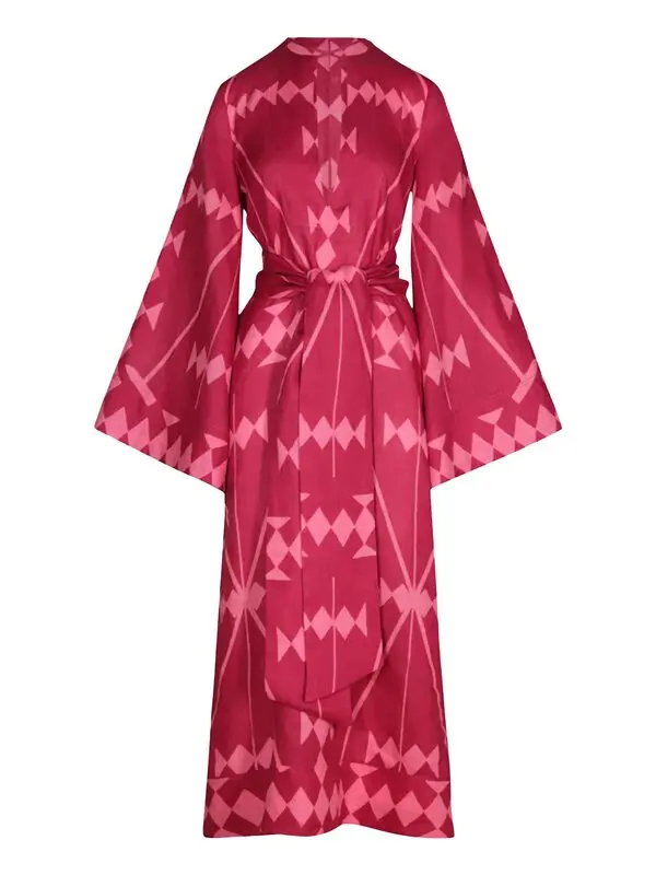 Johanna Ortiz Savannah Tunic Dress - Magenta,pink