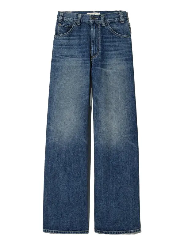 NILI LOTAN Salome Wide Leg Jeans - Simon Wash
