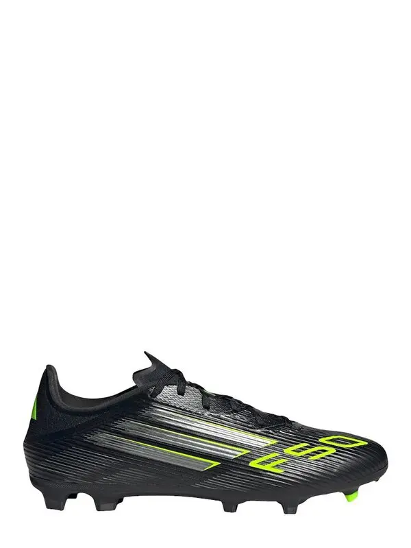Adidas F50 League Fg/mg - Core Black/iron Metallic/lucid Lemon