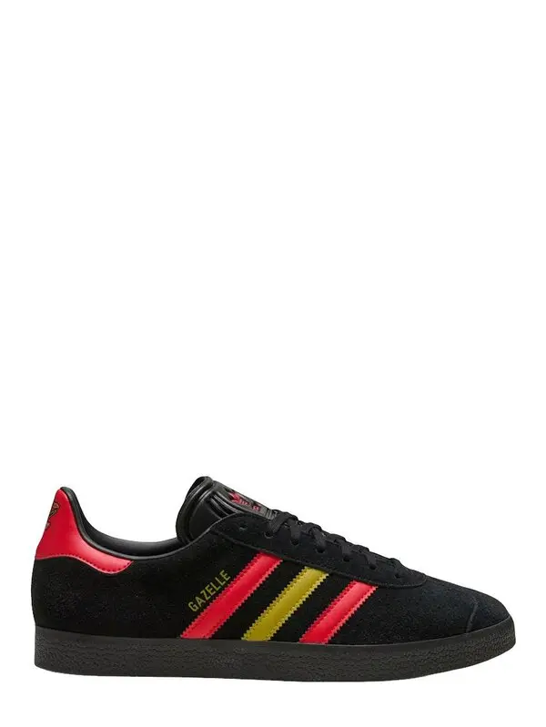 Adidas Gazelle Fc Dallas Third Kit Sneakers - Core Black/red/pulse Olive