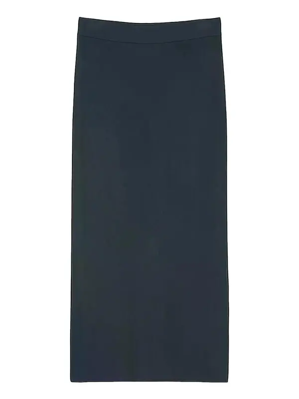 Marc O'polo Back-vent Midi Skirt - 899 Blue