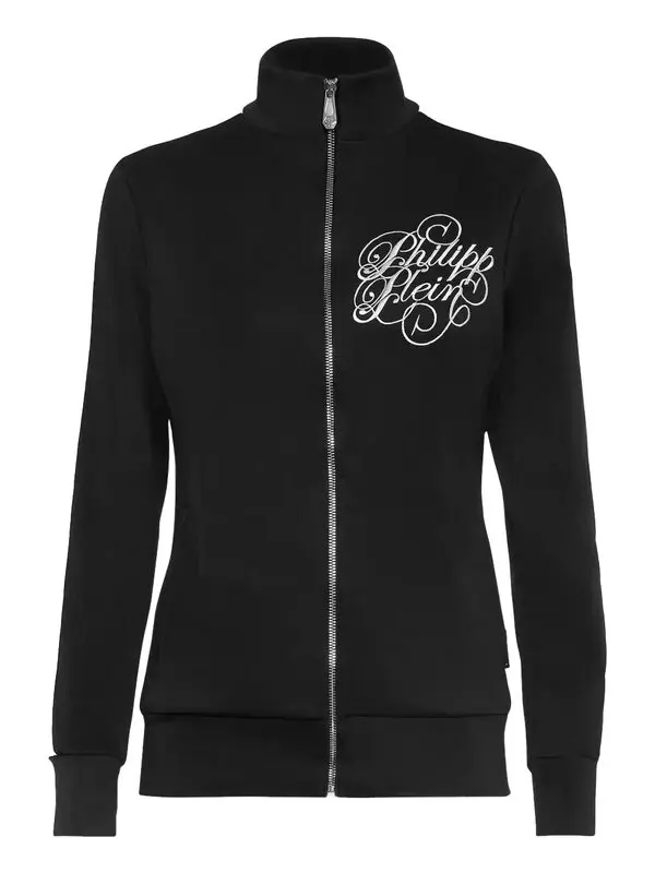 Philipp Plein Stripe-detail Tracksuit Jacket - Black