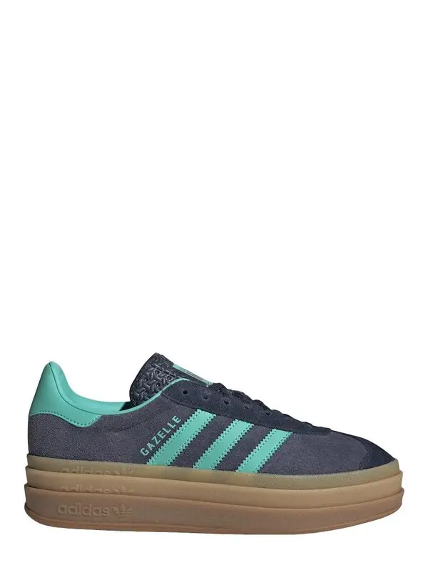 Adidas Gazelle Bold Sneakers - Shadow Navy Blue/acid Mint/legend Ink