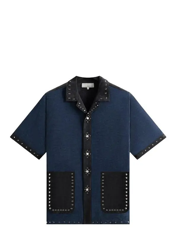 Kith Kin Sawyer Short Sleeve Camp Collar Shirt - Nocturnal