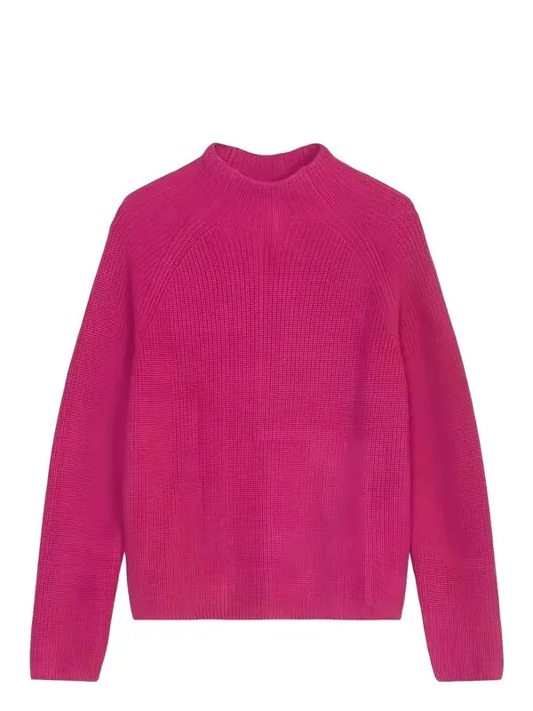 Marc O'polo High-neck Ribbed Sweater - Pink
