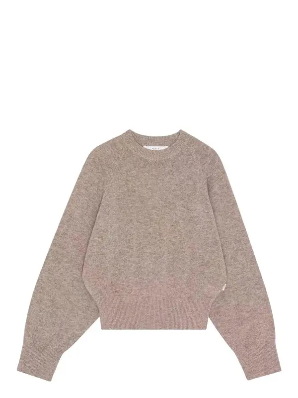 Remain Birger Christensen Raglan-sleeve Crewneck Sweater - Brown