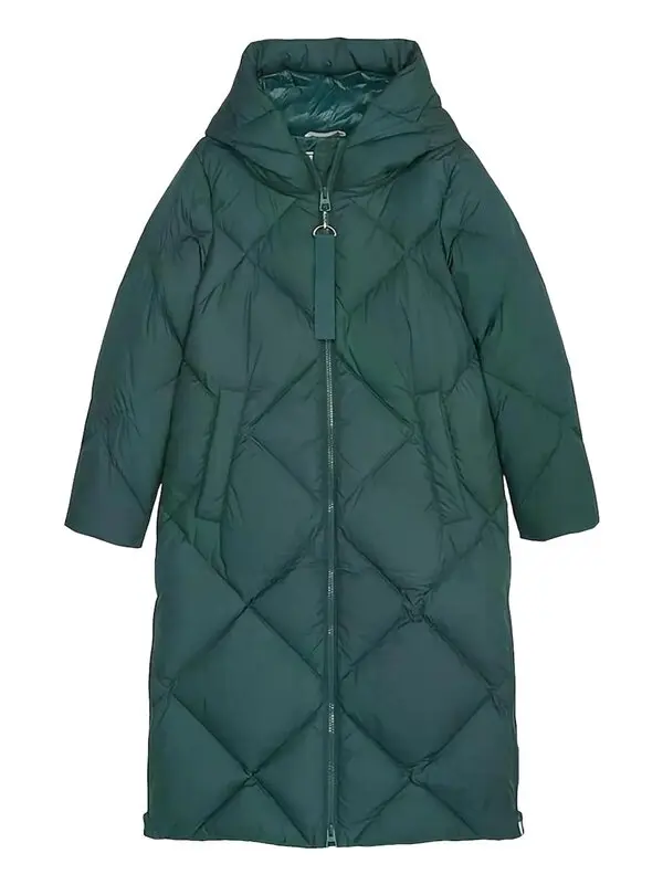Marc O'polo Quilted Hooded Coat - Green