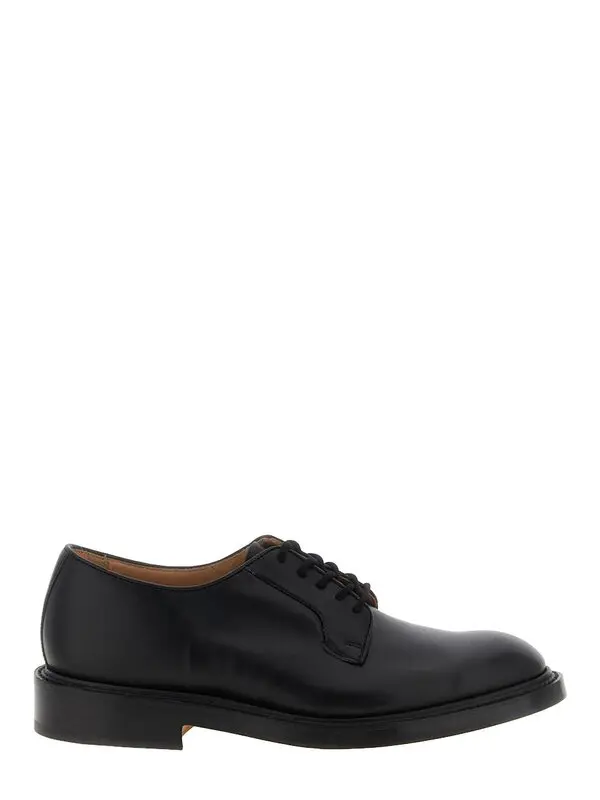 TRICKER'S Lace-up Derby Shoes - Black