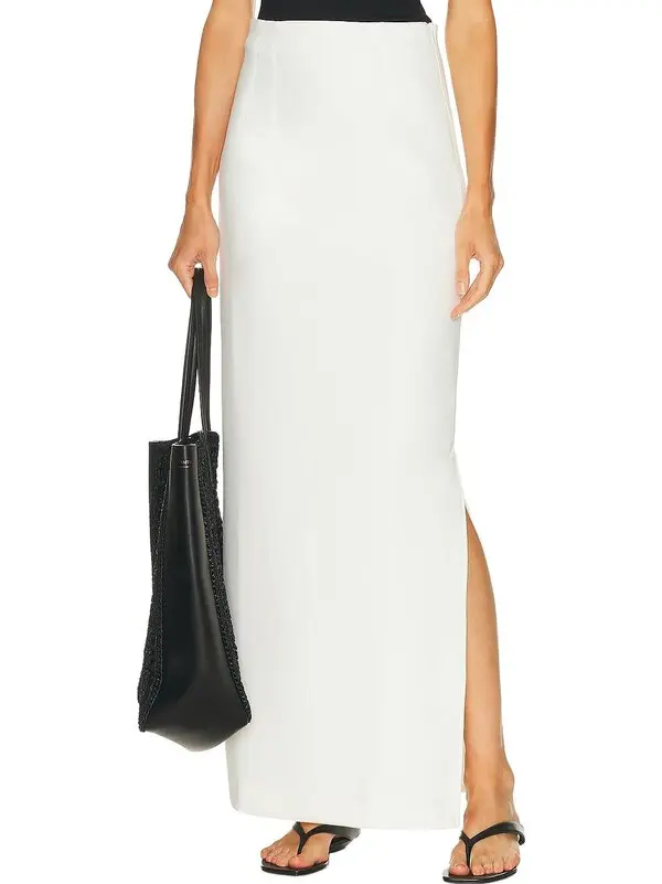 ADRIANA DEGREAS Coquille De Mer Skirt - Off White