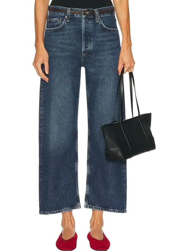 AGOLDE Arc Wide Leg Jeans - Shortwave