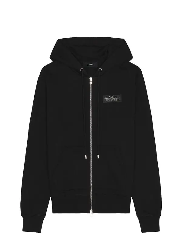 Amiri Spirit Zip Hoodie - Black