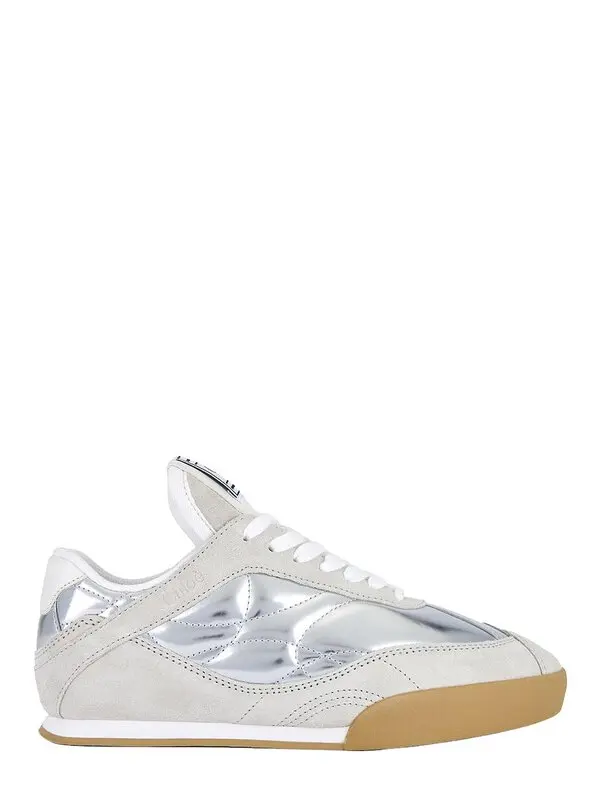Chloé Kick Sneaker - Silver