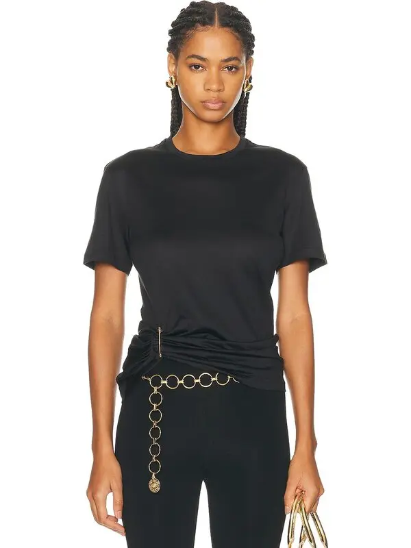 Versace Tie Side Top - Black