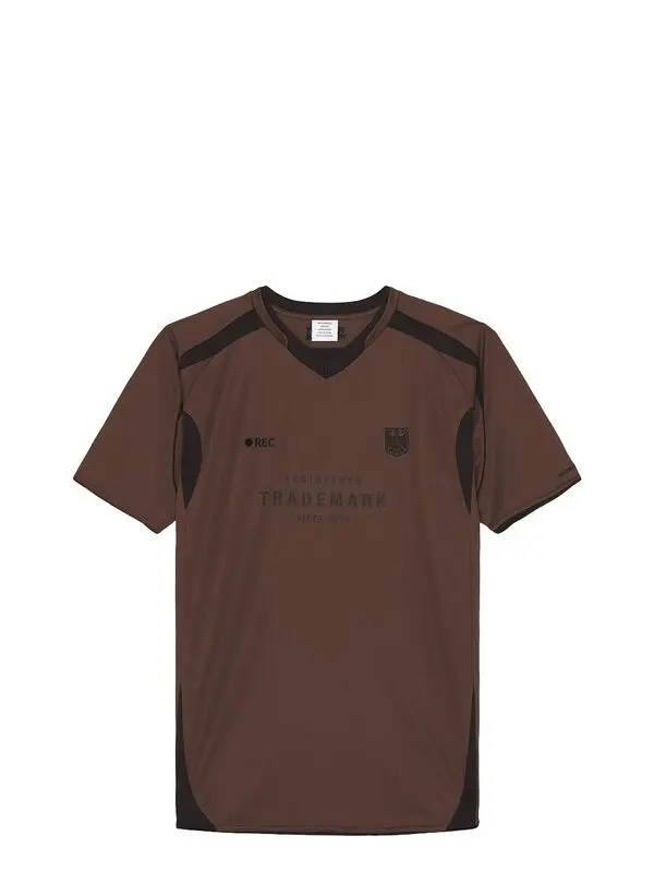 Vetements Trademark Football Jersey - Chocolate Brown