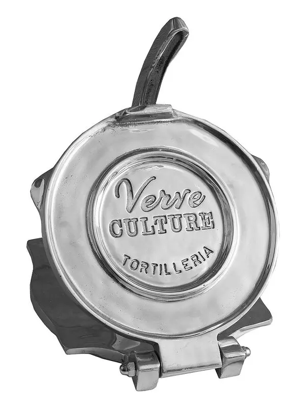 VERVE CULTURE Large Tortilla Press In Metallic - Silver