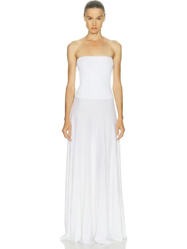 Alaïa Maxi Dress - Blanc