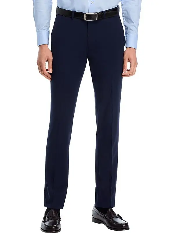 Hugo Extra Slim Fit Stretch Suit Pants - Navy