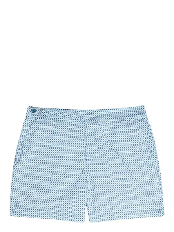 GUSARI Printed Shell Swim Shorts - Blue