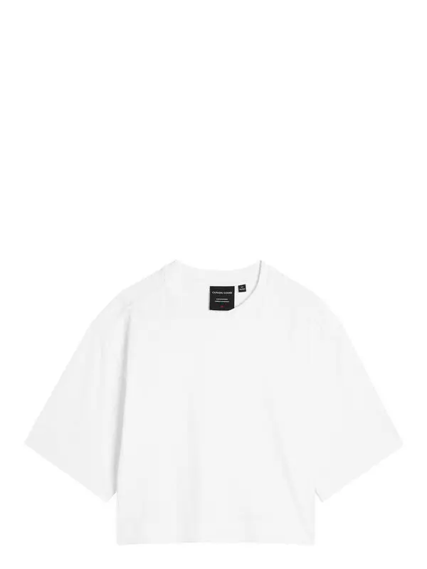 Canada Goose Addison Cropped T-shirt - White