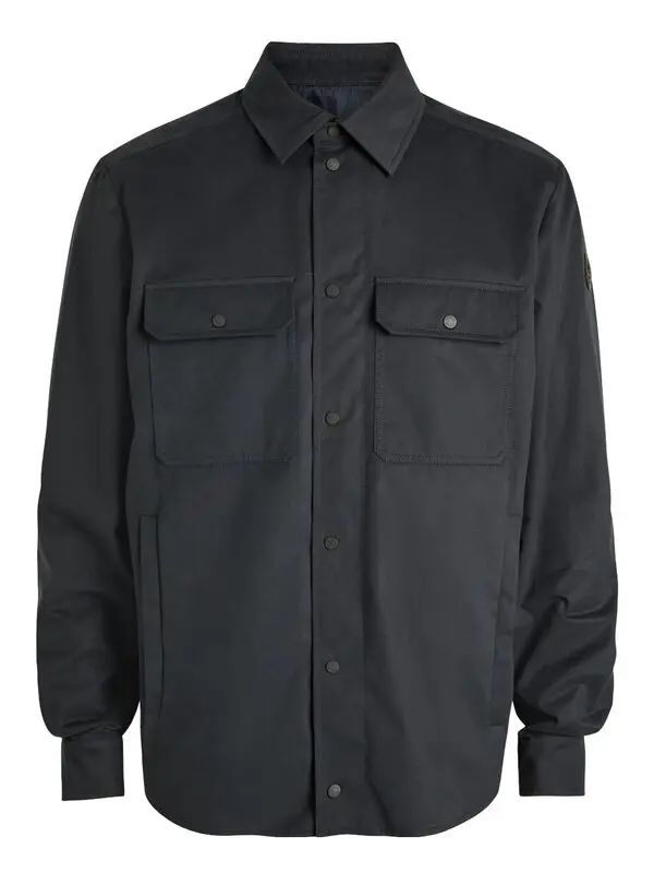 Moncler Cotton Overshirt - Navy