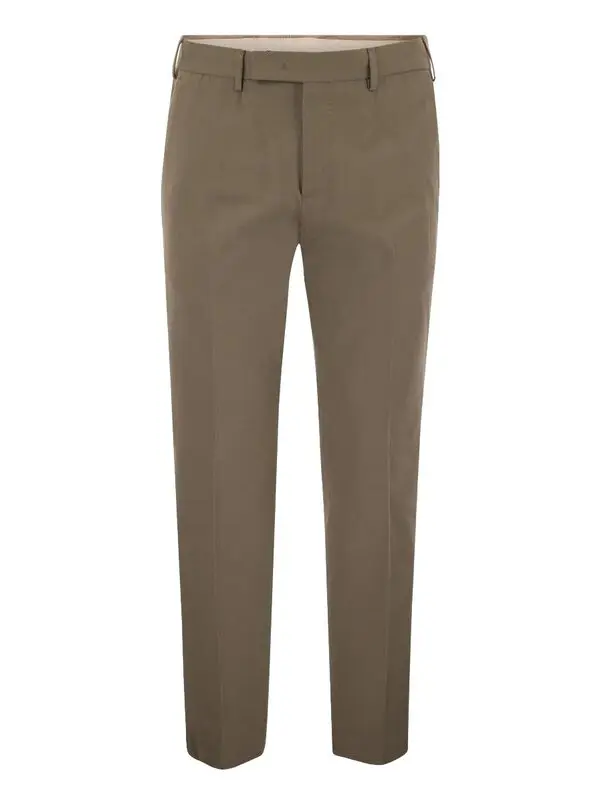 PT TORINO Rebel Cotton Trousers - Brown