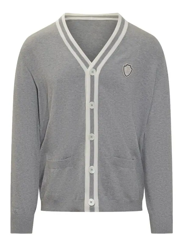 Brunello Cucinelli Cotton Cardigan - Grey