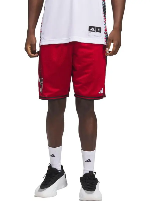 Adidas Texas Tech Red Raiders Away Swingman Short - Team Power Red