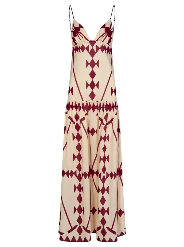 Johanna Ortiz Zea Palm Maxi Dress - Multi