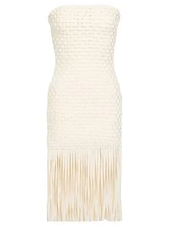 Pinko Midi Bodycon Dress - White