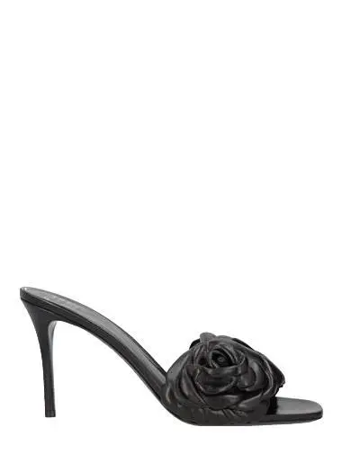 Valentino Garavani Atelier Leather Sandals - Black