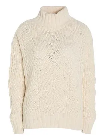 ARAGONA Wool And Cashmere Turtleneck - White