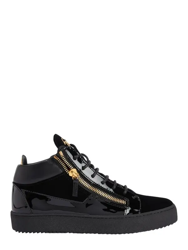 GIUSEPPE ZANOTTI Kriss Mid-top Sneakers - Black