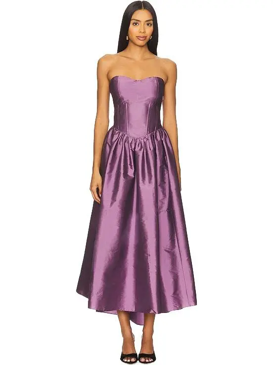 Azeeza Naina Midi Dress - Lavender